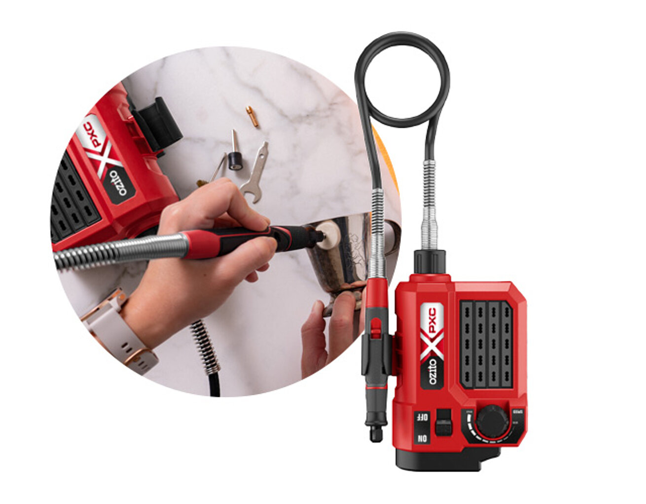 Get Crafty with the PXC 18V Rotary Tool Station | Ozito.co.nz