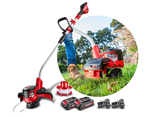 Tough Lawns – Meet our new 2 x 18V Line Trimmer | ozito.co.nz
