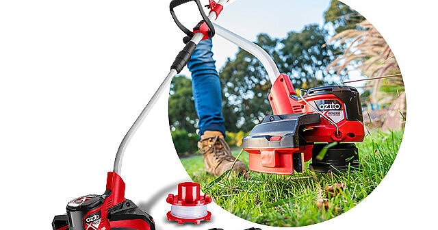 Tough Lawns – Meet our new 2 x 18V Line Trimmer | ozito.co.nz
