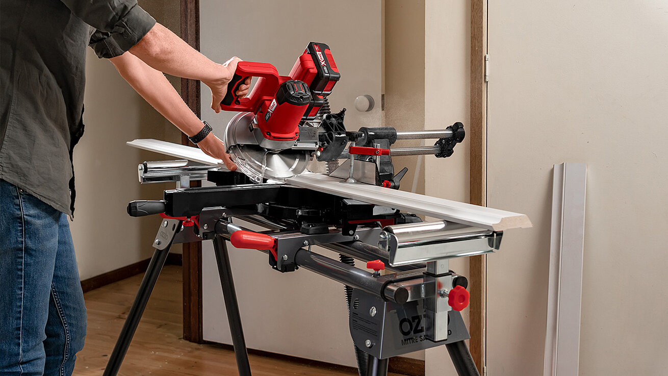 Double the Power with the PXC 36V (2 x 18V) Sliding Compound Mitre Saw ...
