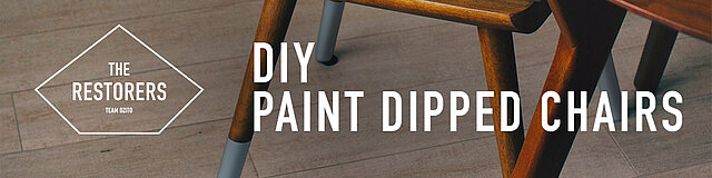 DIY Paint Dipped Chairs – The Restorers | ozito.co.nz
