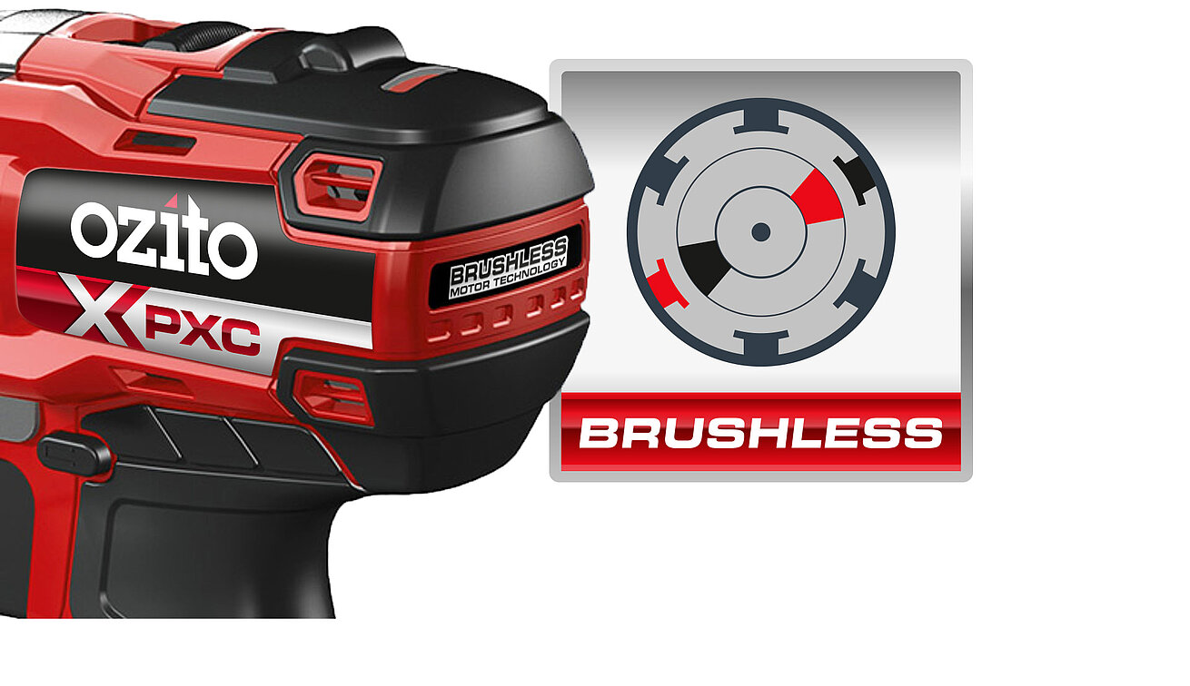 Power Up with Brushless Motor Technology | ozito.co.nz